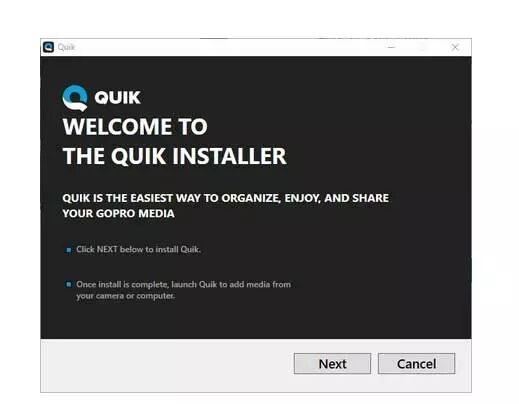 Comment télécharger Quick (ex GoPro Studio)