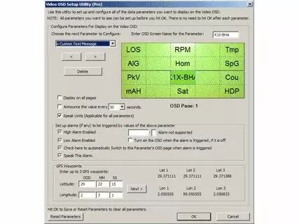 Pack complet OSD GPS Eagle Tree Systems V4
